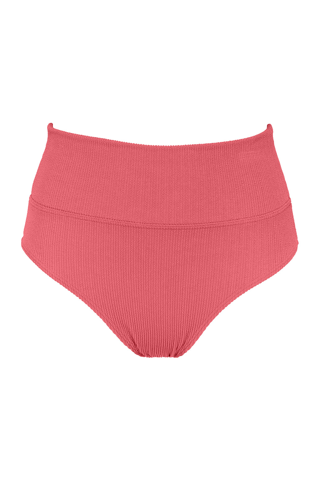 Hibiscus Tea Hannah High Waist Foldover Bikini 🩵 Pacifica Scrunch ...