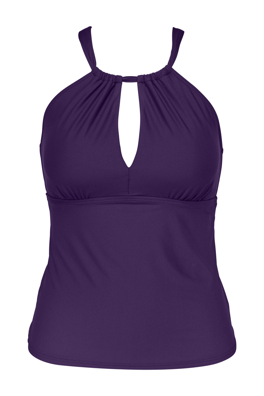 Paradise Plum Mia Tankini | Convertible High-Neck Keyhole | Sunsets ...